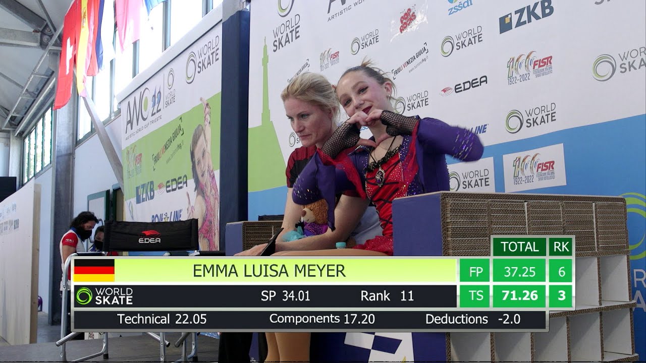 AWC22 - Emma Luisa Meyer - Free: Long Program (18.05.2022) - YouTube