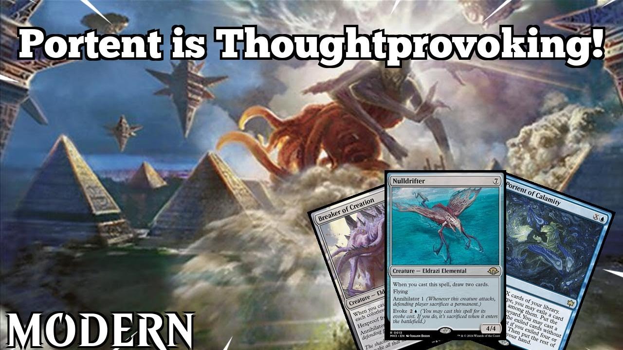 Portent is Thoughtprovoking! | Portent Eldrazi | Modern | MTGO - YouTube