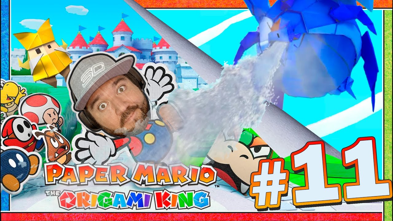 Paper Mario: Usando la Papelemental de Agua🌊🛶😲 (Río Revuelto) | Cap-11 ...