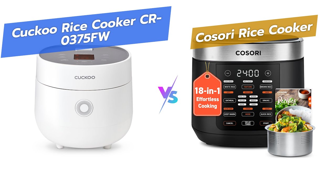 CUCKOO vs COSORI Rice Cooker Comparison 🍚🤔 - YouTube