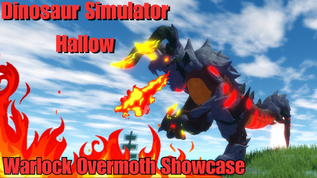 Roblox Dinosaur Simulator Hallow - Warlock Overmoth Showcase! - YouTube