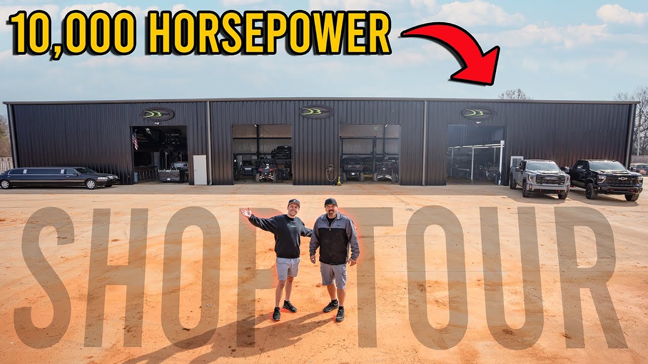 DeBerti Compound Exclusive Shop Tour! 10,000+ Horse power - YouTube
