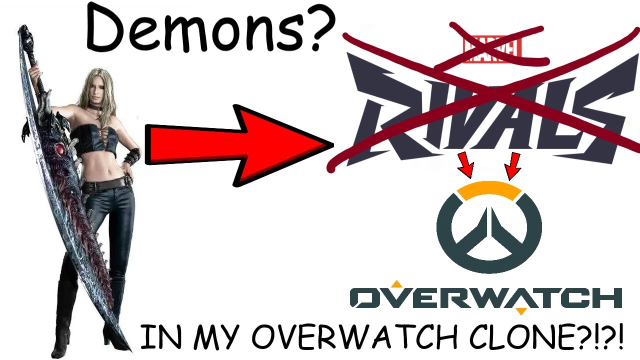 Who let Trish form DMC into my Overwatch clone (Montage) - YouTube