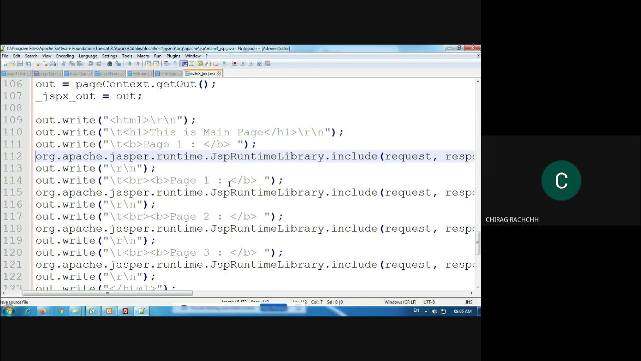LECTURE 40 | JWT | DEMO PASSING PARAMETERS TO SECONDARY PAGE USING JSP INCLUDE ACTION - YouTube