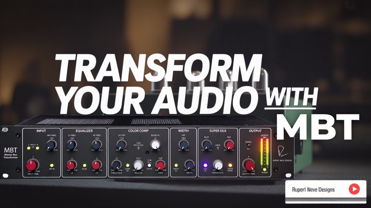 Rupert Neve MBT Master Bus Transformer-What The Pros Know That You Don't About Master Bus ...