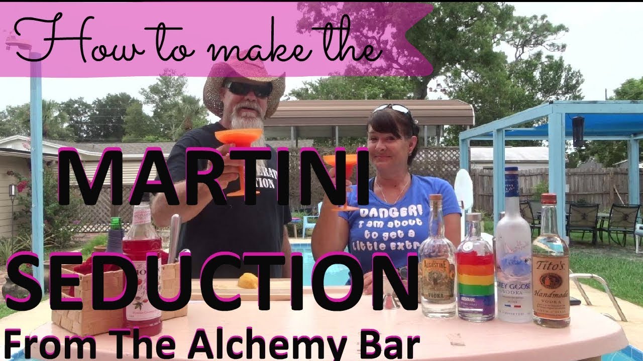 How to make the Martini Seduction from the Alchemy bar - YouTube