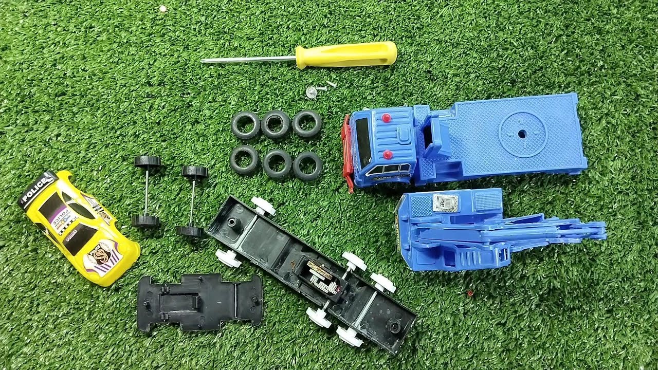 assembling bego cars and yelloow mini cars 16 - YouTube