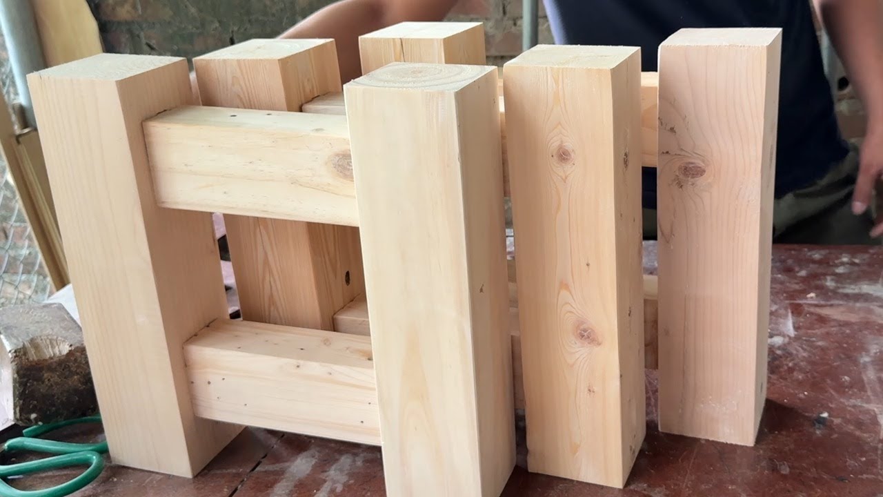 Two Stunning Benches: A Beautiful Two-Tone Wood Project! - YouTube
