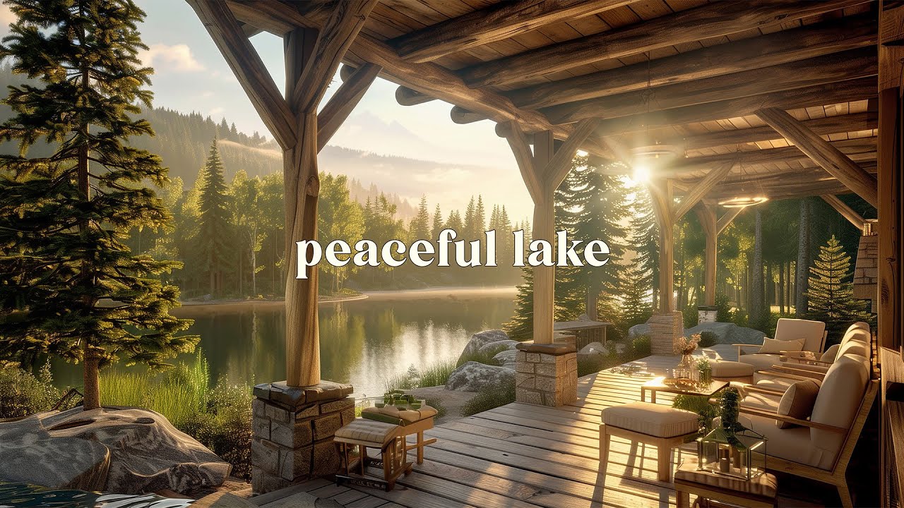 Lake View Porch Sounds for Sleep & Focus | Ambient Nature Sounds - YouTube