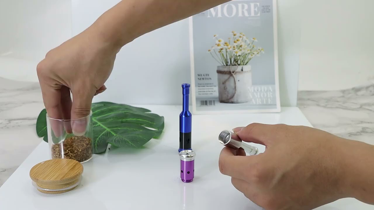metal cigarette one hitter - YouTube