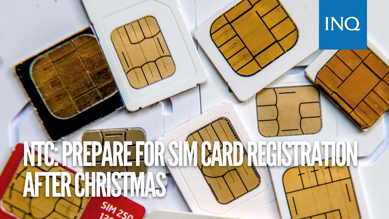 NTC: Prepare for SIM card registration after Christmas - YouTube