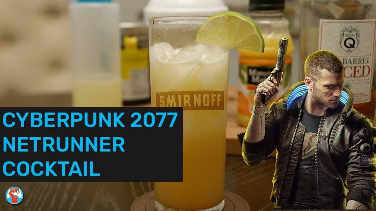 Cyberpunk 2077 Netrunner Cocktail - Video Game Cocktails - YouTube