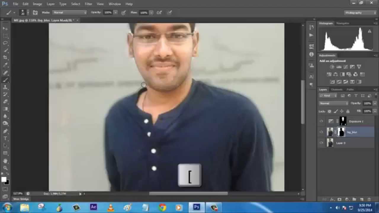 How to create beautiful profile picture using photoshop - YouTube