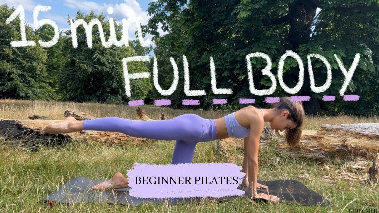 15MIN full body pilates workout for beginners // tone and lengthen your ...