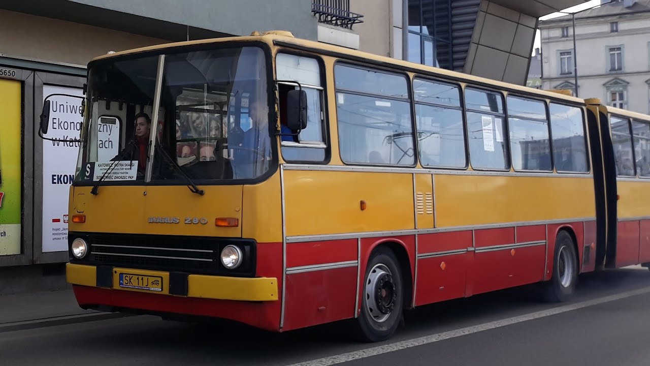Ikarus 280.70E - Kolej w miniaturze, Sosnowiec. - YouTube