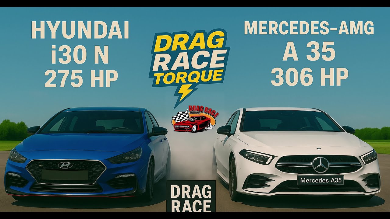 🔥 hyundai i30 N vs mercedes AMG A35 – 275 HP FWD vs 306 HP AWD! | Hot ...