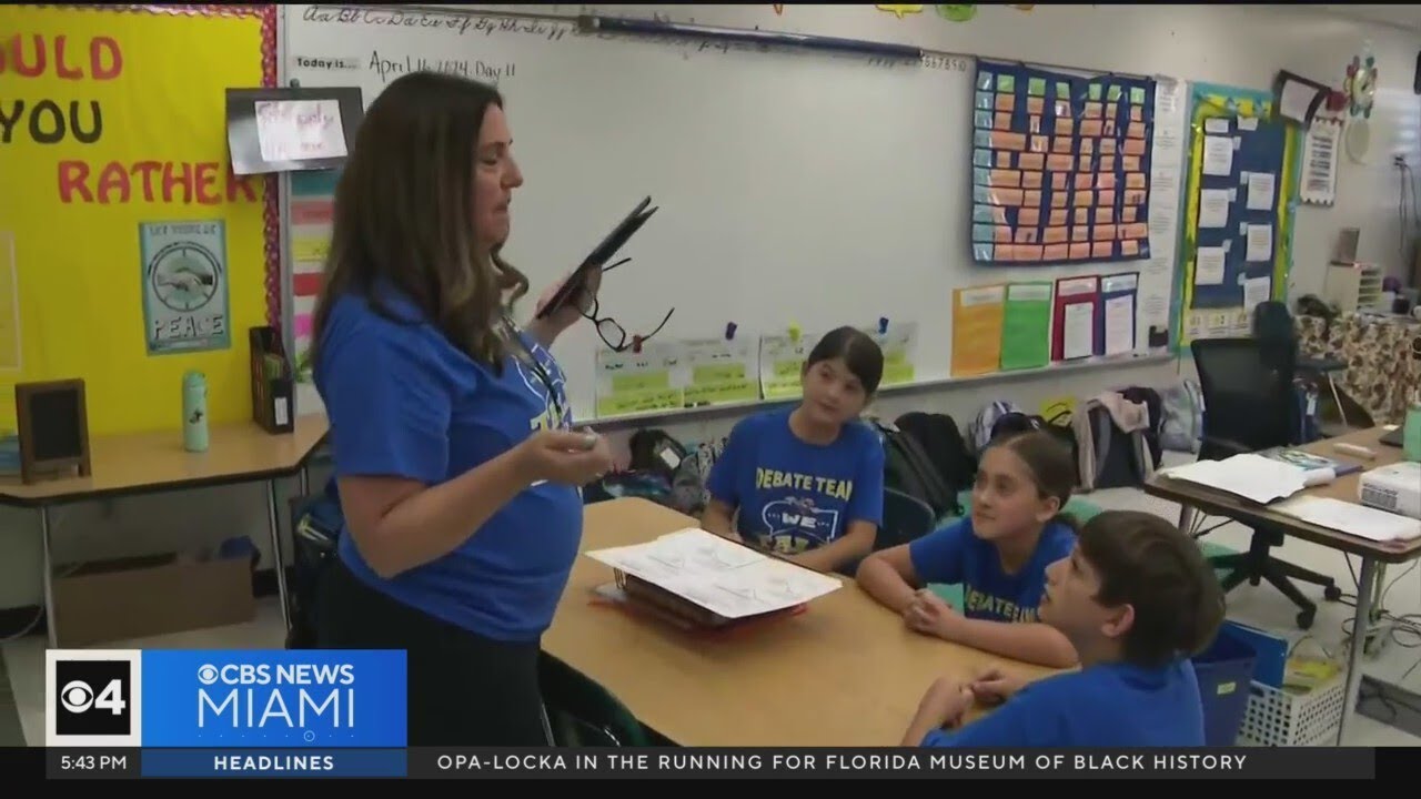 Elementary school students prep for debate championship - YouTube