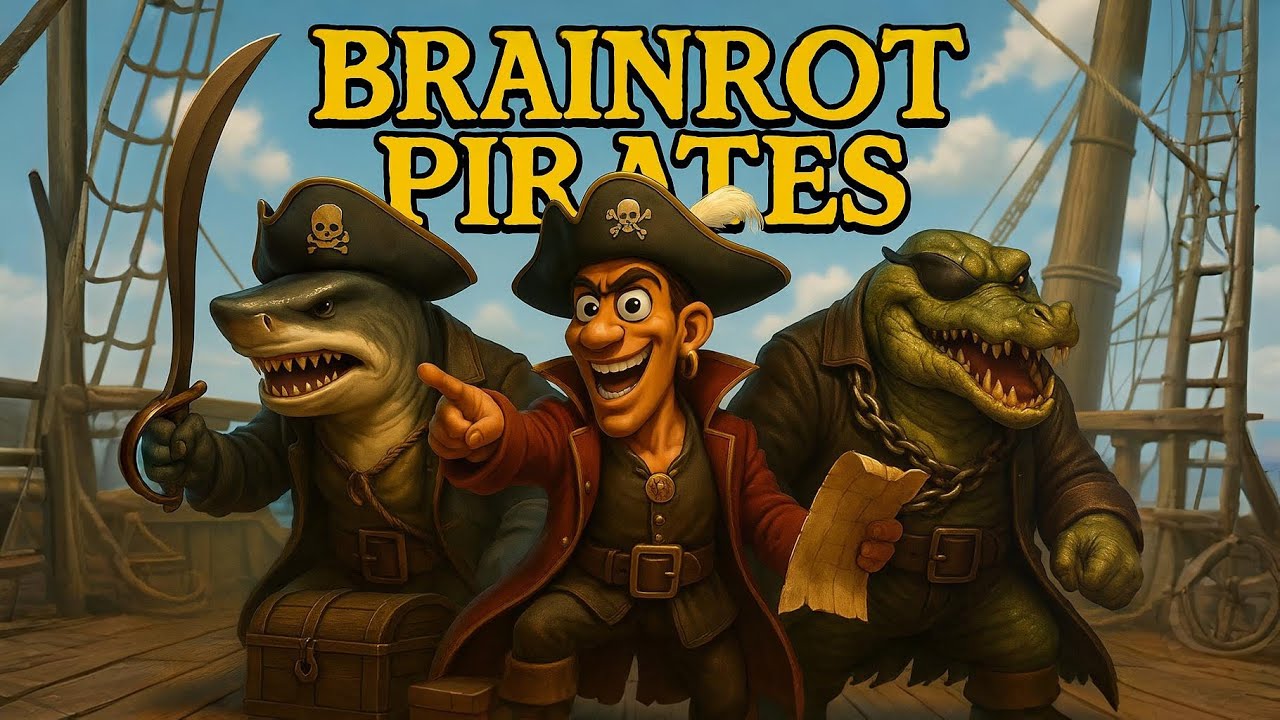 NEW BRAINROT PIRATES | Official Music Video - YouTube