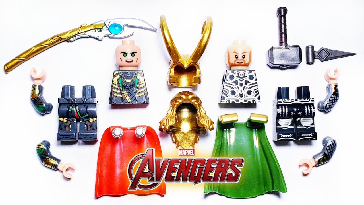 Lego Thor vs Loki Fight Scene | The Avengers Movie Clip - YouTube