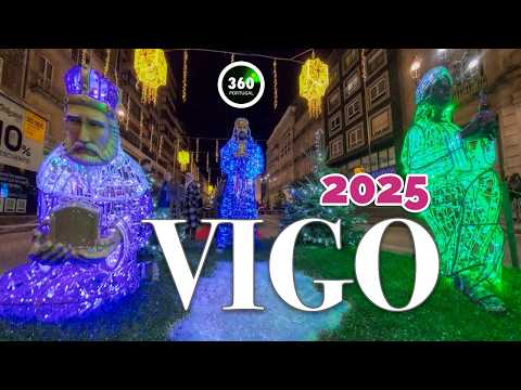 Luzes de Natal em Vigo 2025: Casco Histórico, Noria, Avenidas Iluminadas e vistas aéreas