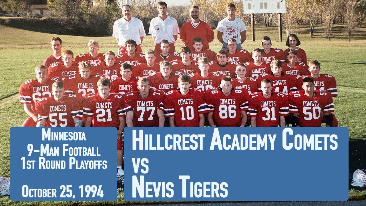 1994 Hillcrest vs Nevis Football. Minnesota Section 2 Quarterfinal 9 ...