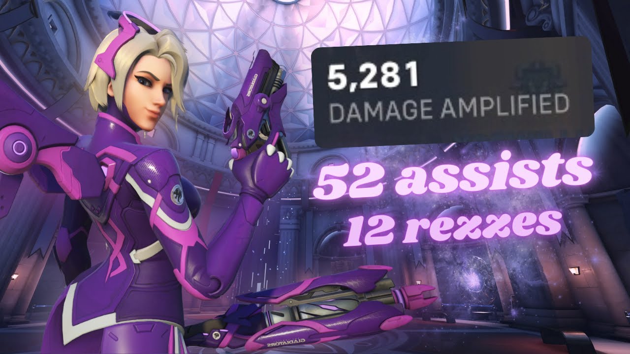 massive damage boost and sneaky rezzes 🤭 | diamond mercy gameplay - YouTube