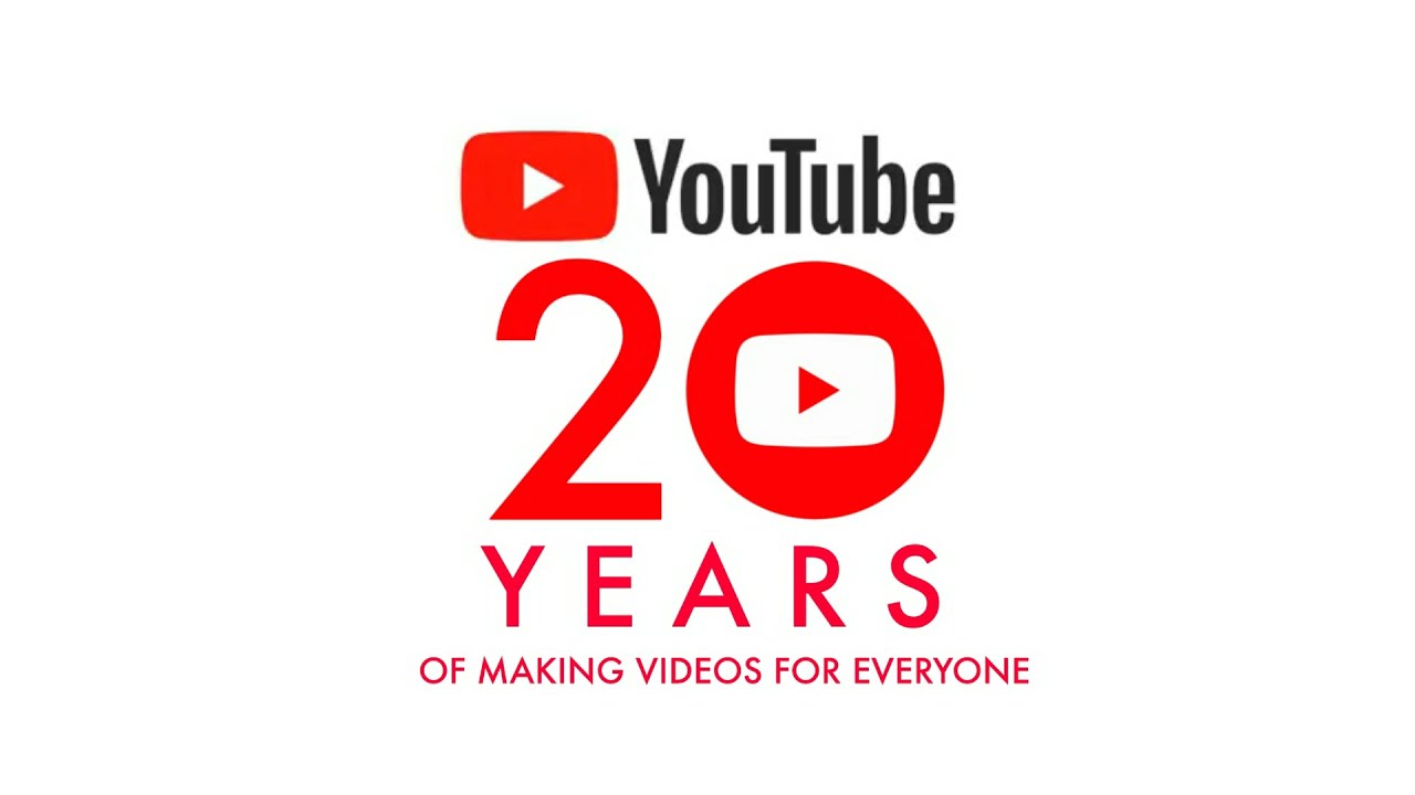 YouTube 20th Anniversary logo (2025) - YouTube