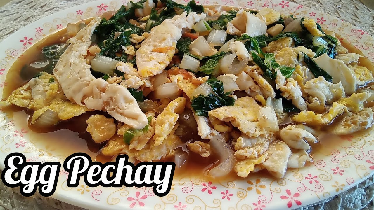 Ginisang Pechay With Egg/How To Cook Pechay With Egg... - YouTube