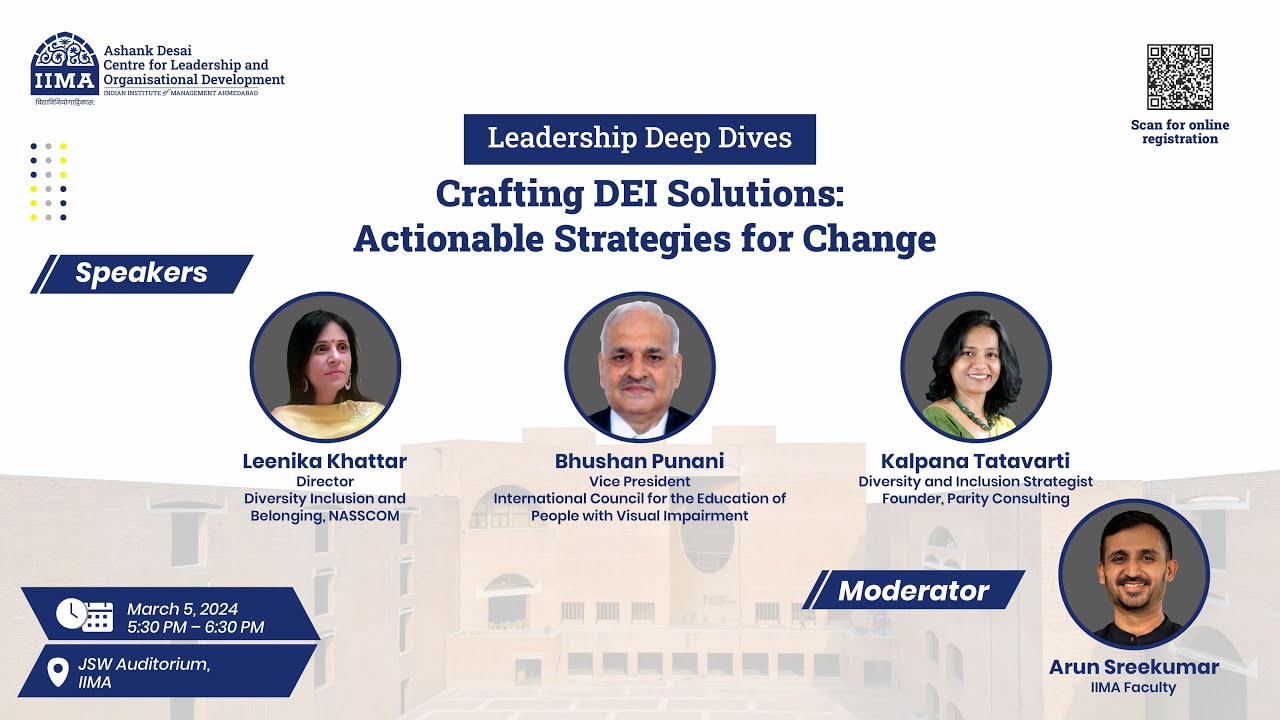 Crafting DEI Solutions: Actionable Strategies for Change | IIMA ADCLOD ...