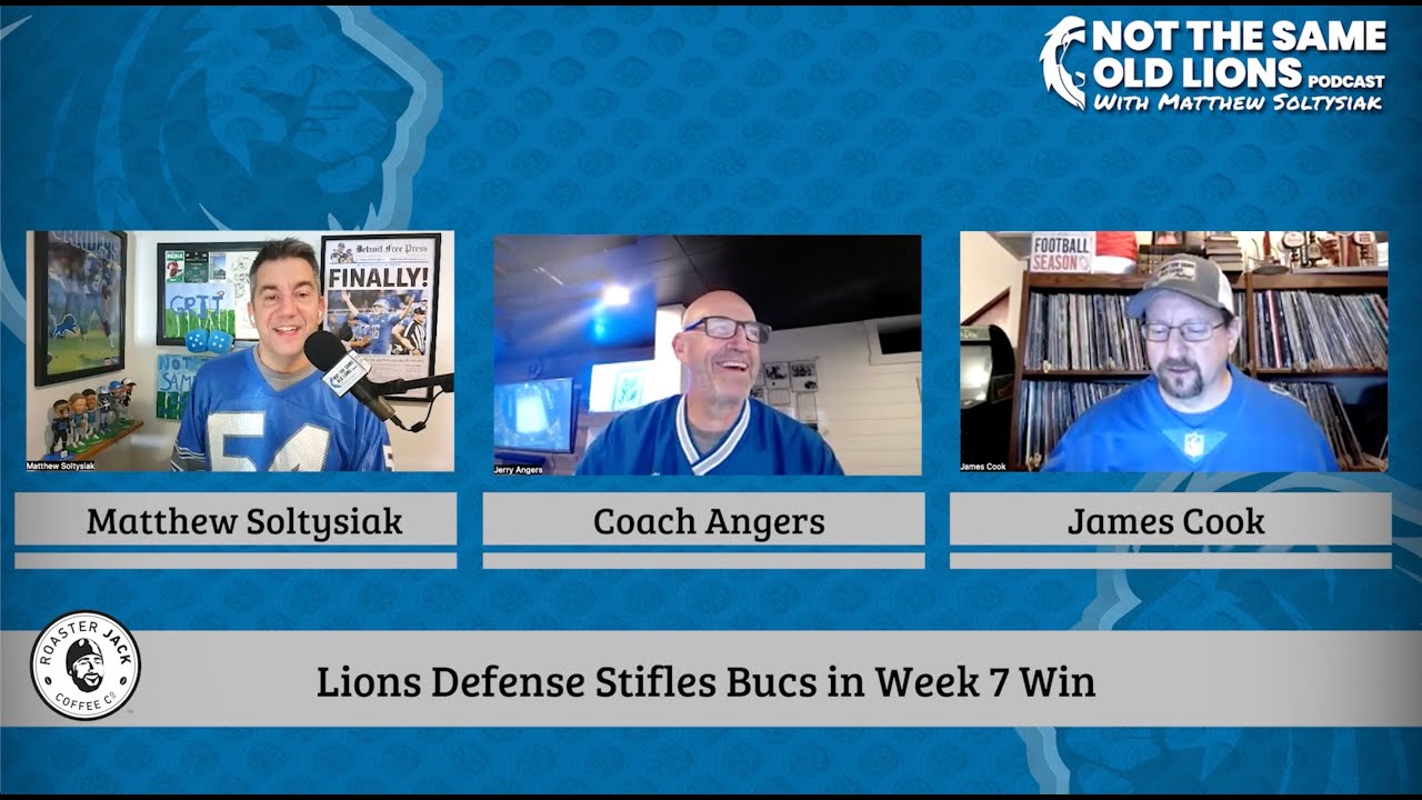 Not The Same Old Lions Podcast: Lions Defeat Buccaneers With Defense ...