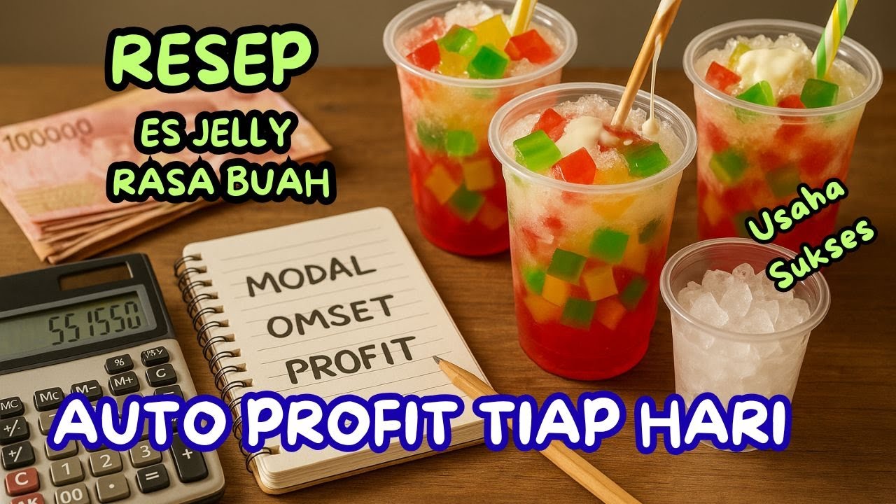 Resep Es Jelly Rasa Buah, Omset Harian Tembus Jutaan Dengan Modal Kecil ...