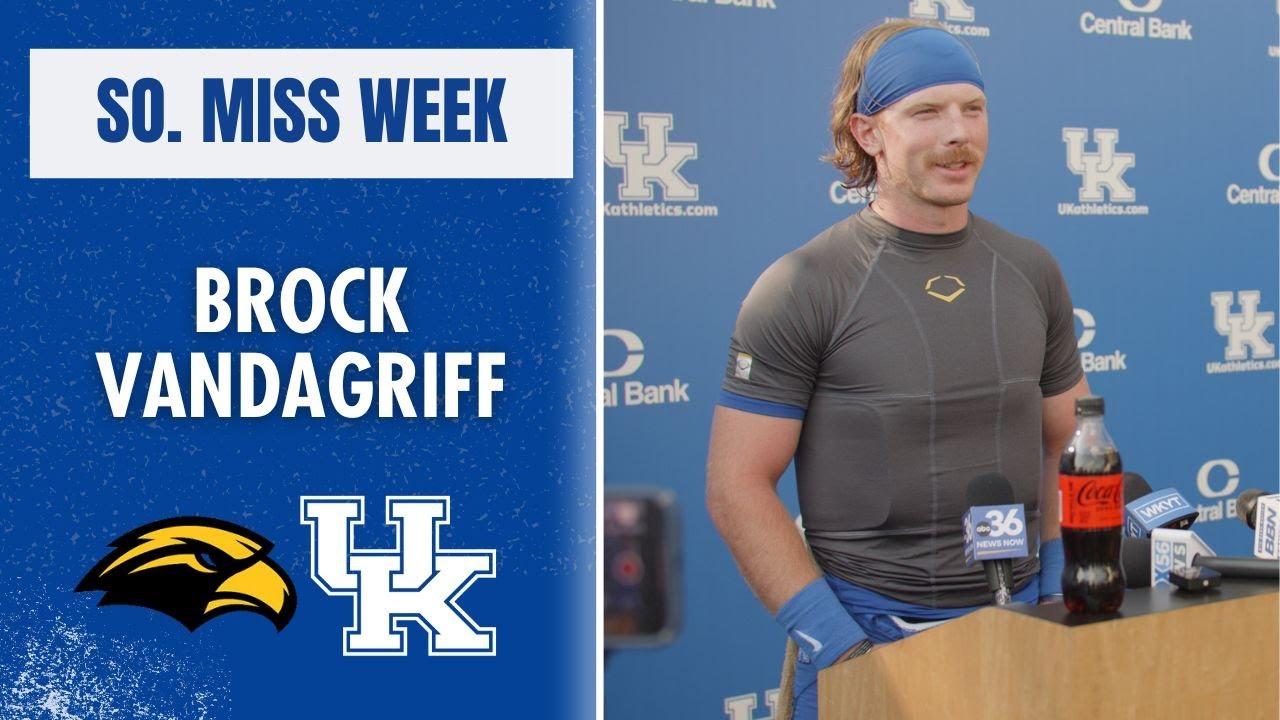 Brock Vandagriff previews his first start as Kentucky's Quarterback ...