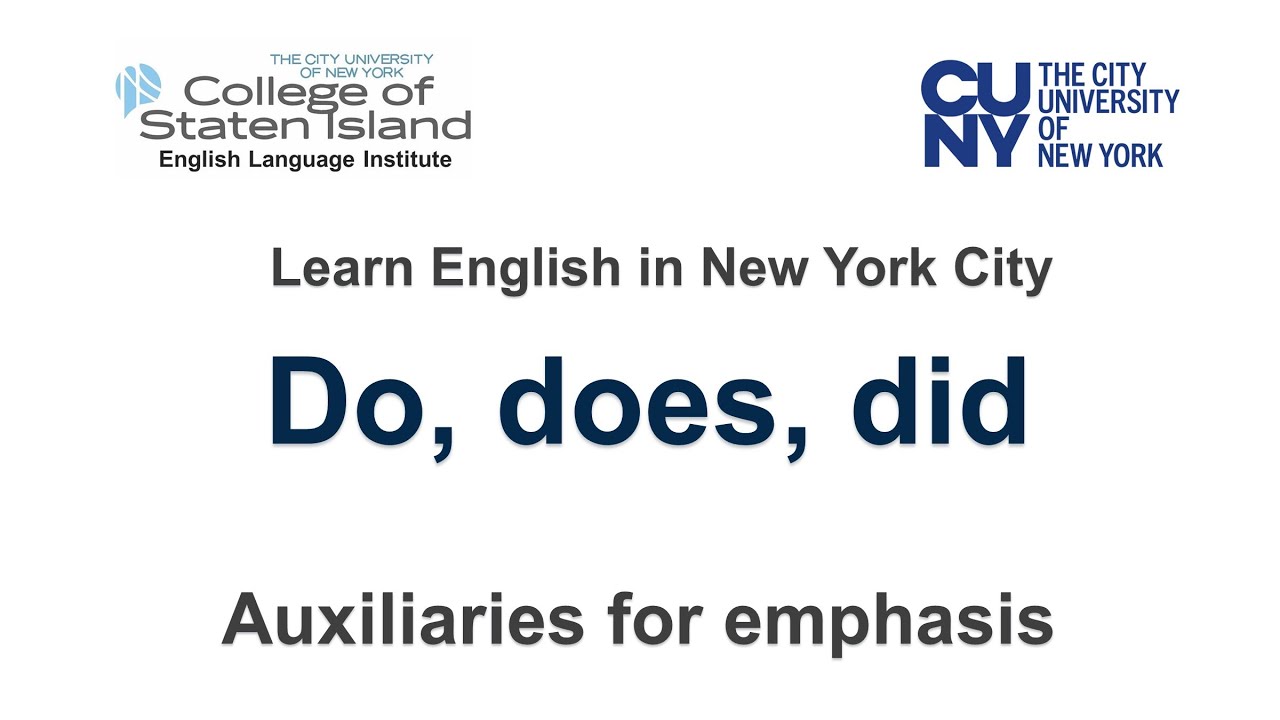 Auxiliaries DO DOES DID For Emphasis YouTube auxiliaries-do-does-did-for-emphasis-youtube
