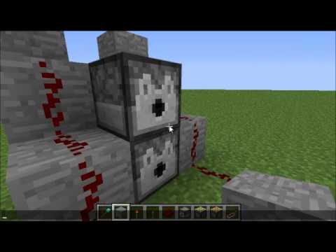 How to make a Simple Turret in Minecraft - YouTube