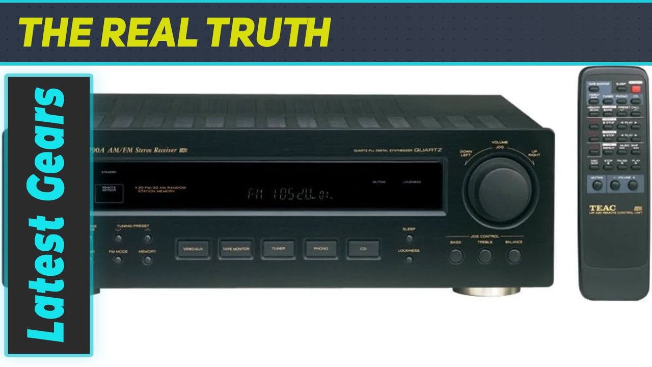 "TEAC AG-790A Stereo Receiver: Rediscovering Clear Stereo Sound" - YouTube