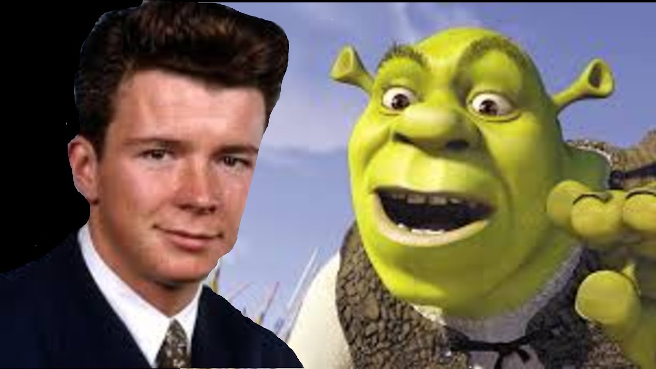 Rick Astley watches Shrek - YouTube
