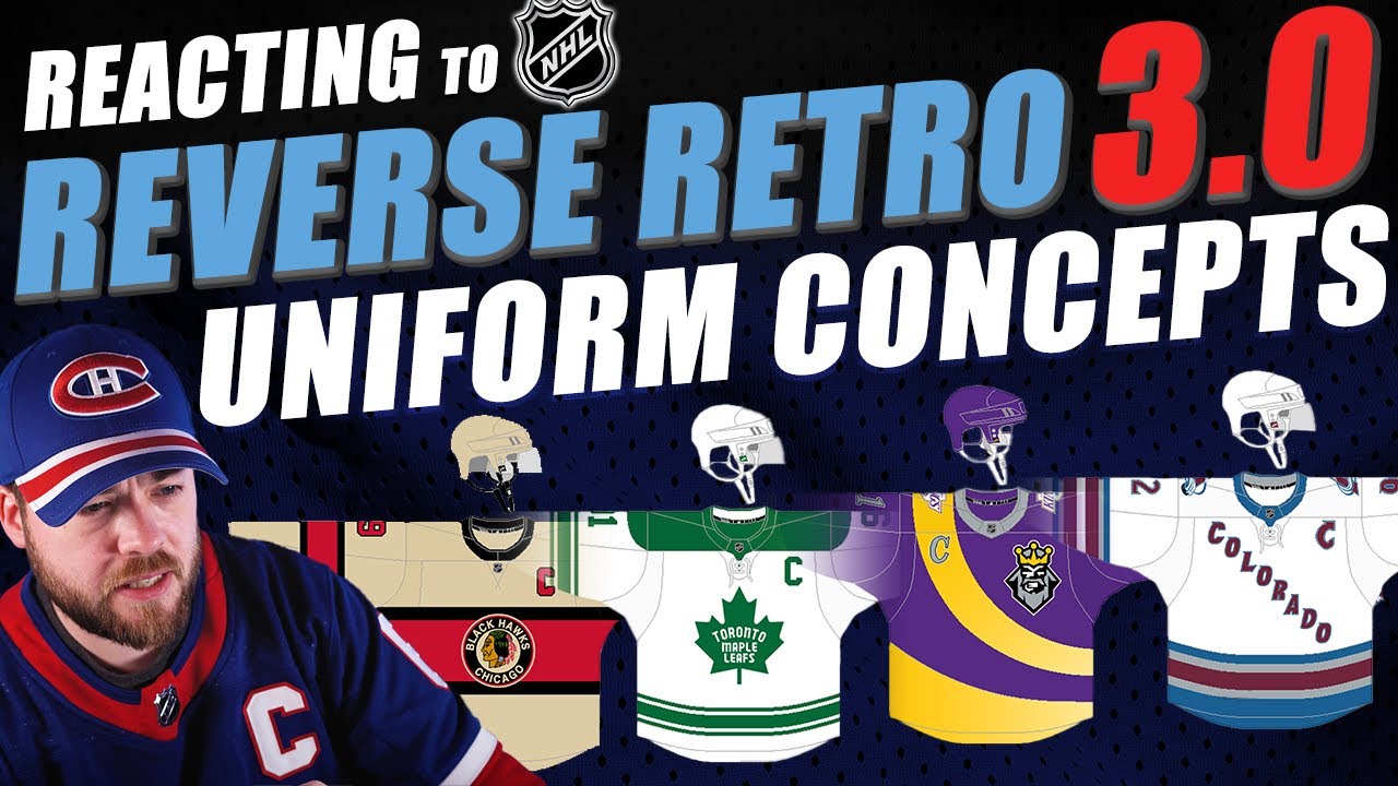 NHL Reverse Retro 3.0 Uniform Concepts! - YouTube