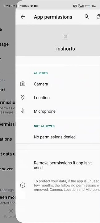 How to disable app's permissions in any Android mobile? - YouTube