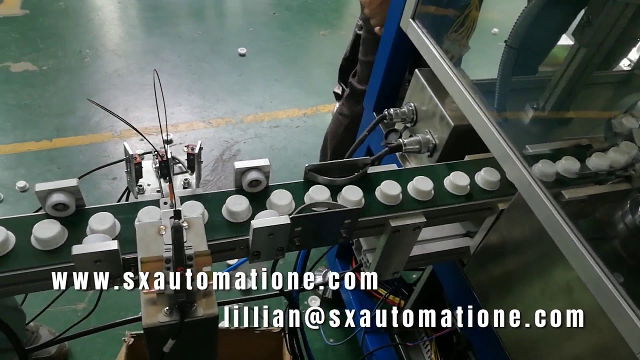 [Korean]음료 캡에 대 한 완전 자동 고속 조립 기계 SXAE-108R - YouTube