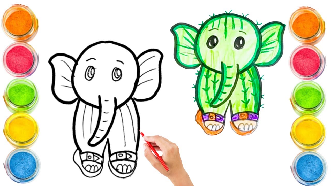 How To Draw cute Lirili Larila Drawing, Painting & Coloring For Kids ...