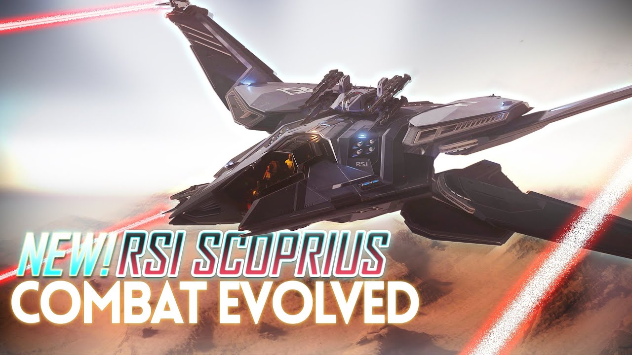 All about Star Citizen's NEW SHIP the RSI Scorpius - YouTube