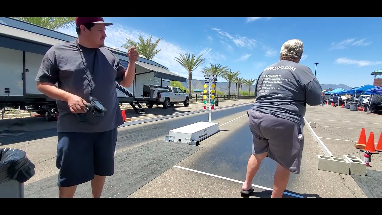 Rc drag racing SDRA lake elsinore California prepped track - YouTube