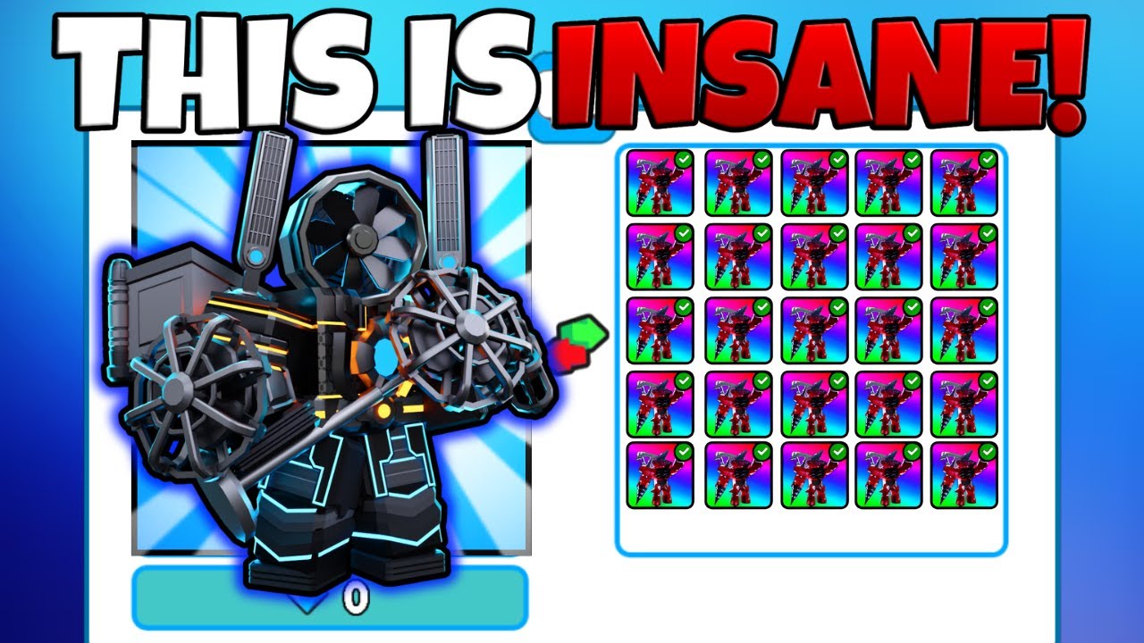 What Will People Offer For TITAN FAN MAN?!?! (Toilet Tower Defense ...