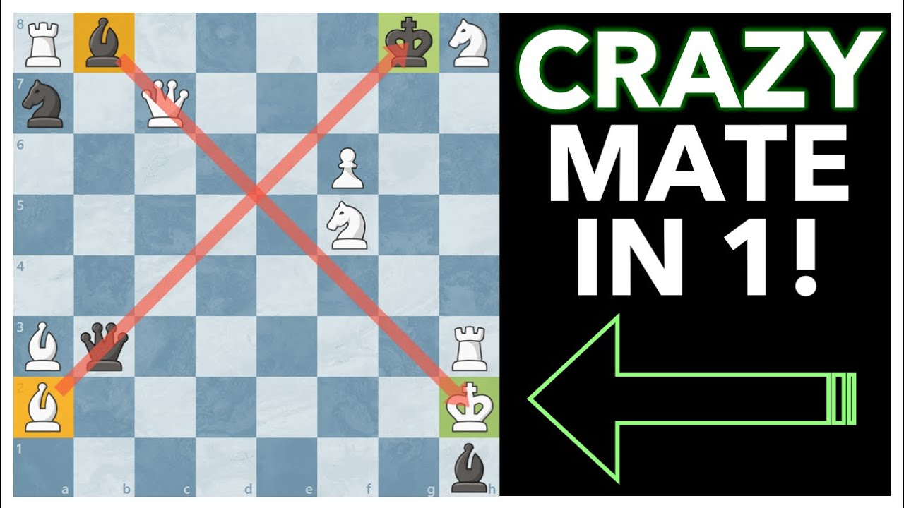 Very Hard Checkmate in 1 - Can you find it? 💥 Cool Chess Puzzles ♟️ - YouTube