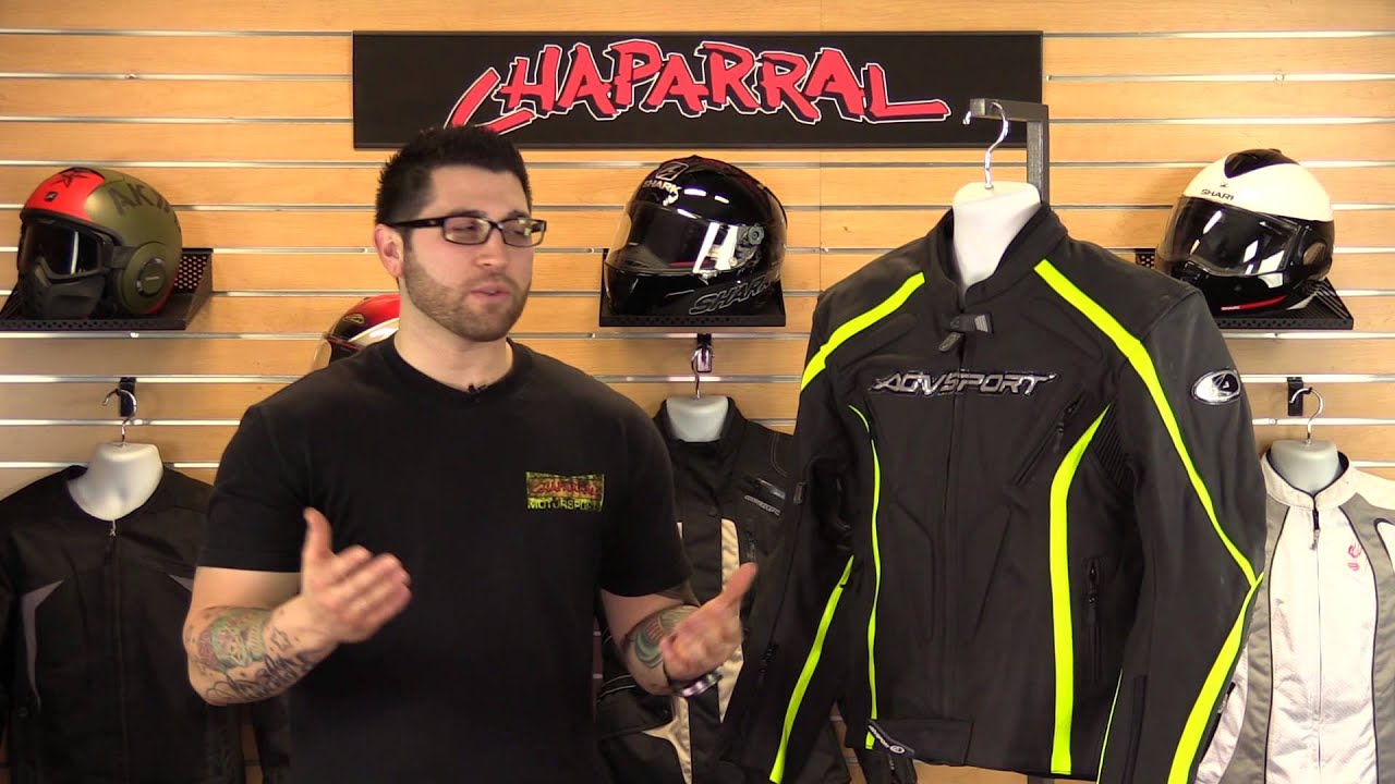 AGV Sport Dragon Motorcycle Leather Jacket Review - ChapMoto.com - YouTube