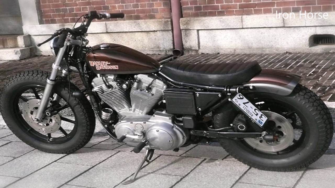 HD XLH883 Street Tracker Custom - YouTube