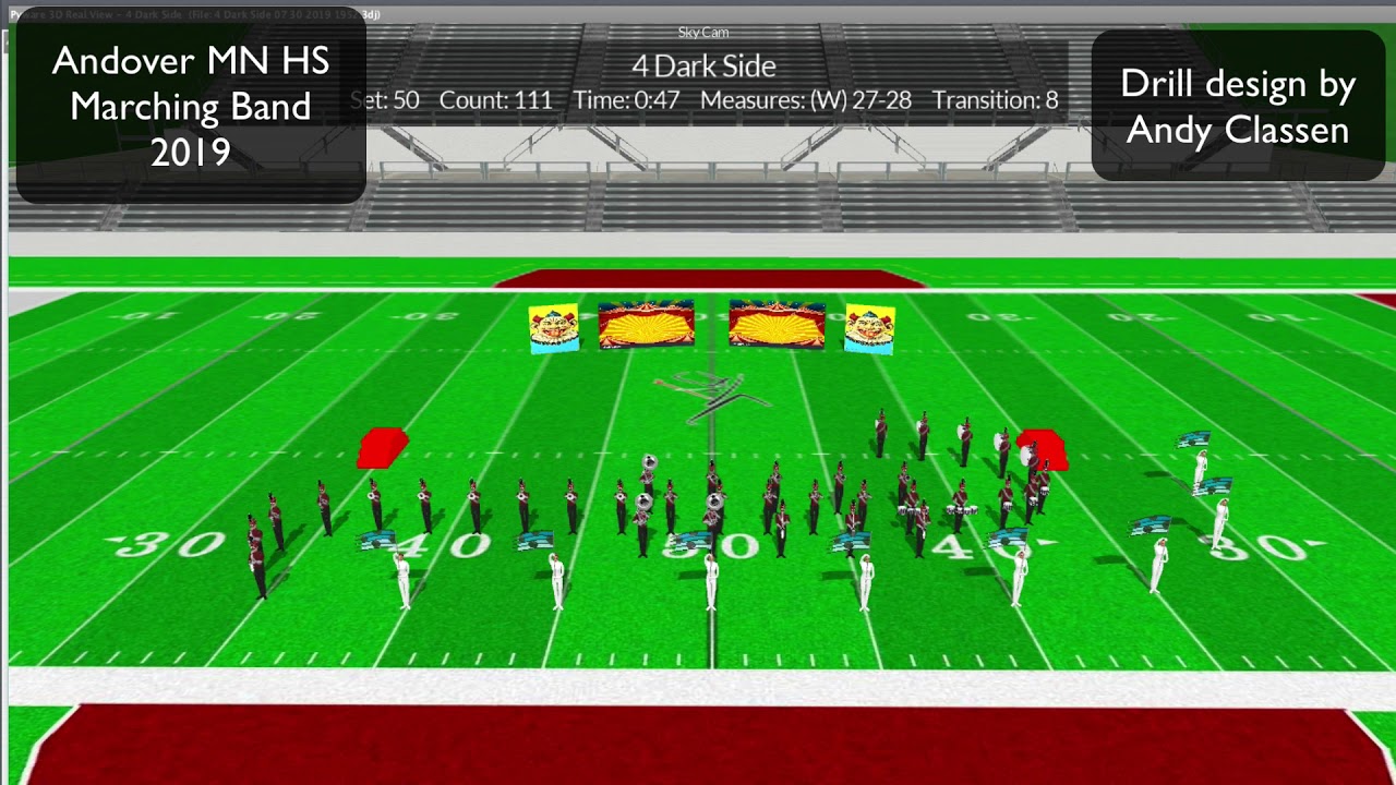 Andover MN HS Marching Band 2019 4. Dark Side - YouTube