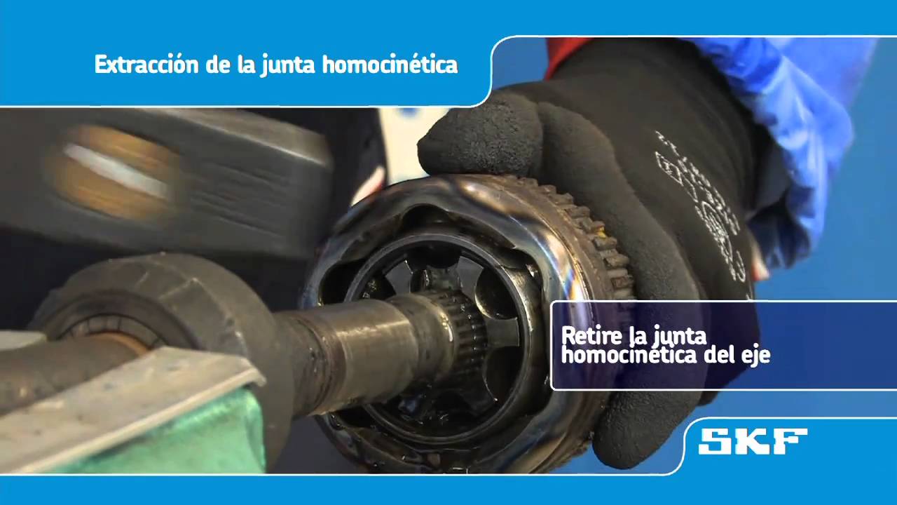 SKF - Instalación de la nueva junta homocinética VKJA 5342 Renault ...