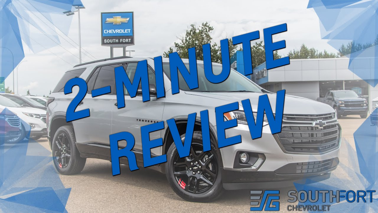 2020 Chevrolet Traverse Premier AWD Redline Edition Review - Edmonton ...