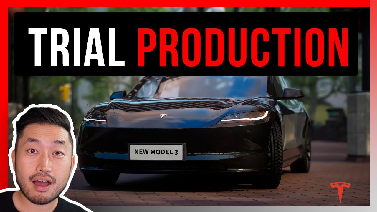 Tesla Model 3 Highland Refresh Trial Test Production is Over - YouTube